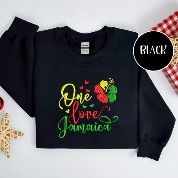 Embroidery Design : One Love Jamaica Embroidery, Jamaica Independence ...