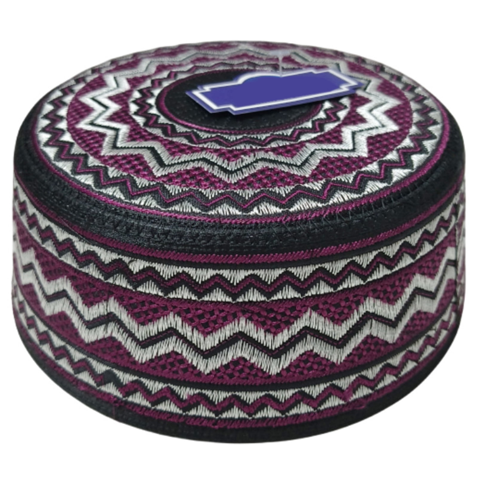 Embroidery Emboss Turban Hat for Men Breathable Islams Kufi Prayer Hat ...