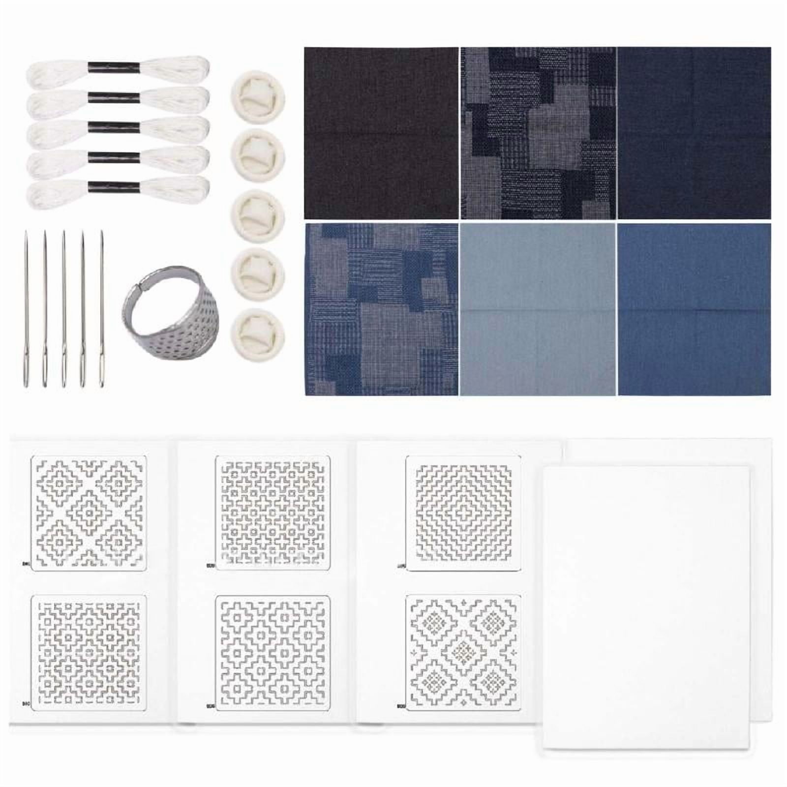 Embroidery Fabric Thread Needle Water Soluble Stabilizer Set - Walmart.com