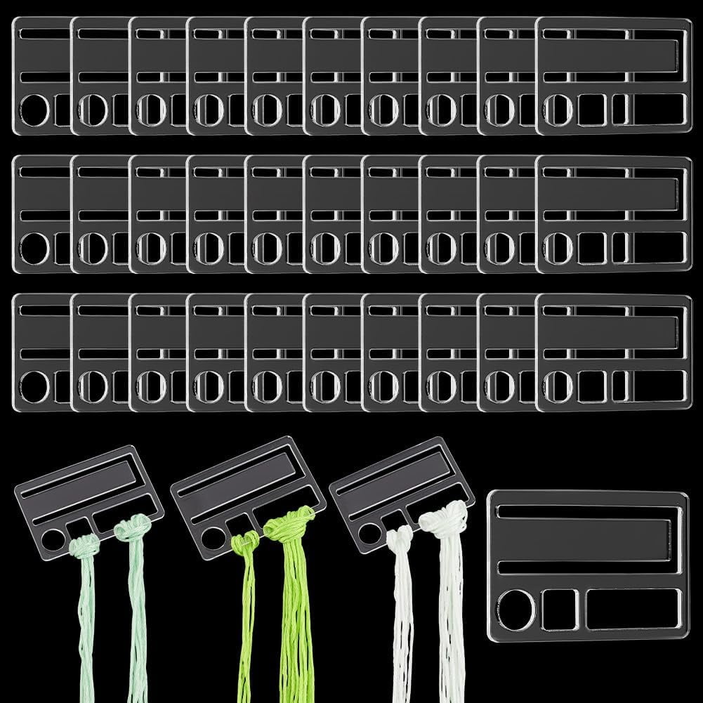 Embroidery Floss Bobbins 50pcs Floss Organizer Embroidery Thread Cards ...