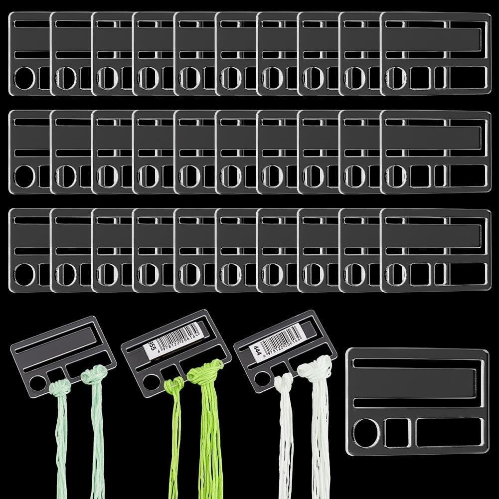 Embroidery Floss Bobbins 50pcs Floss Organizer Embroidery Thread Cards ...