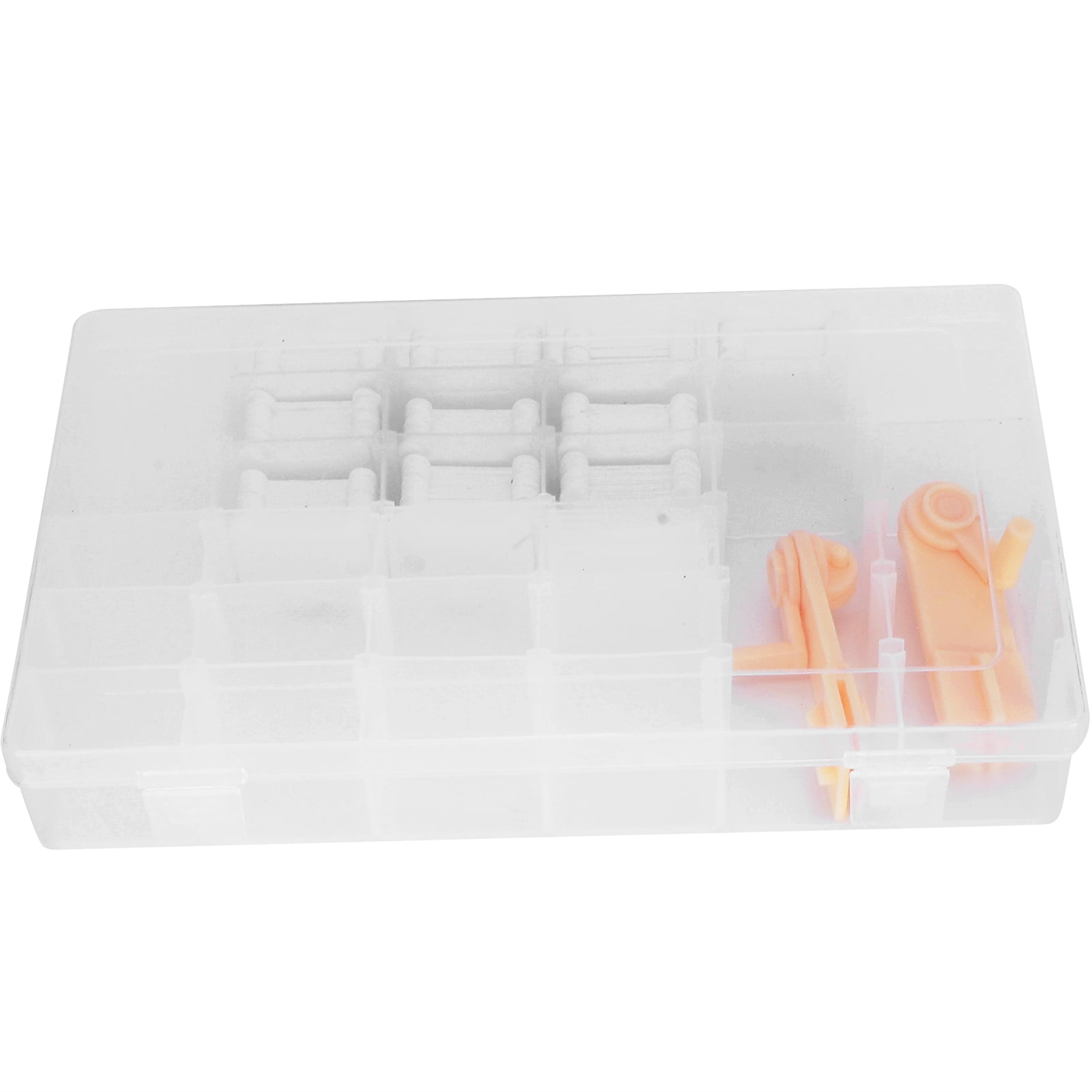 Embroidery Floss Organizer Box Milk White Cross Stitch Plastic Bobbins ...