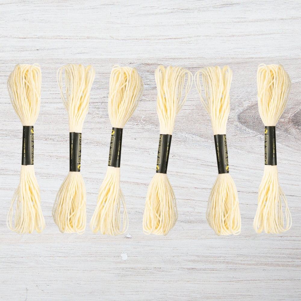 Embroidery Floss Pack – 6 Skeins, 8.7 Yards Each – Ivory Embroidery ...