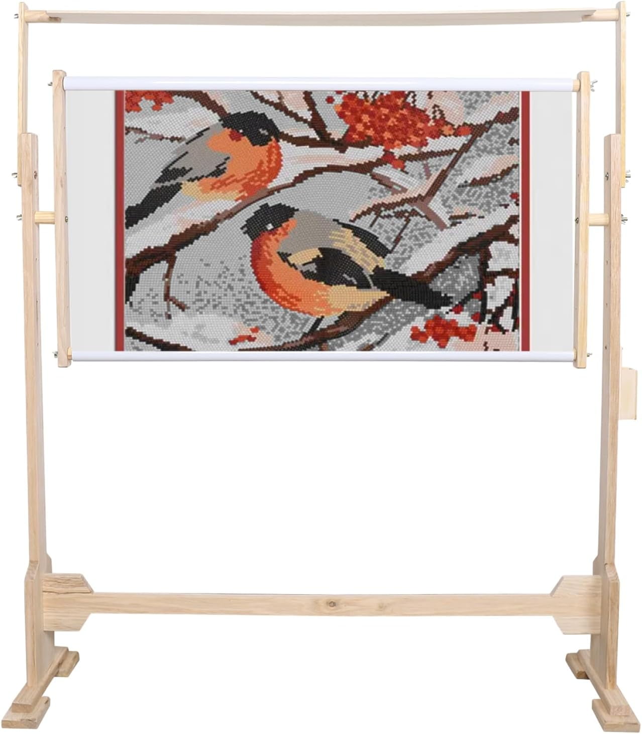 Embroidery Frame Stand, Adjustable Cross Stitch Scroll Frame, 360 ...