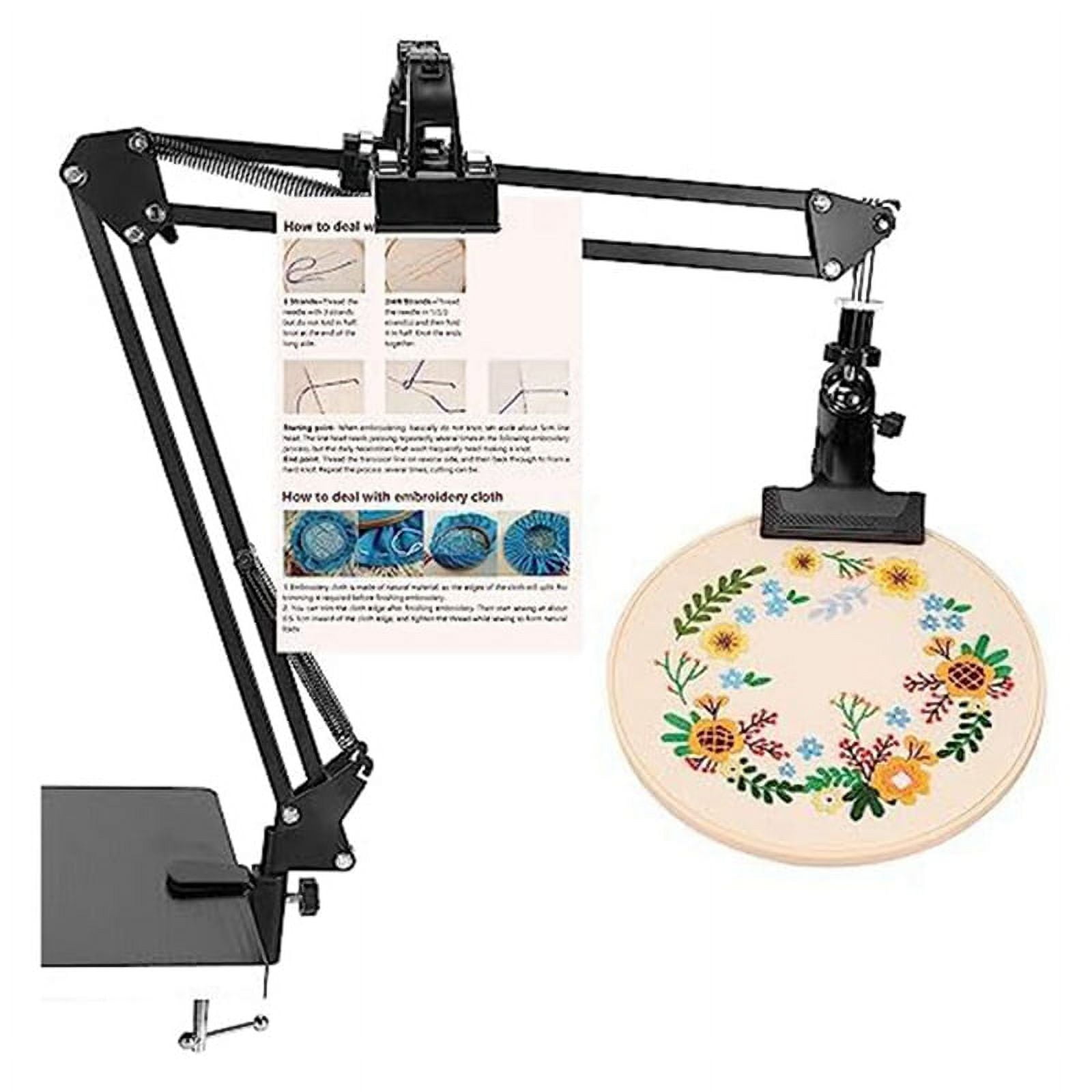 Embroidery Hoop Holder, Adjustable Embroidery Hoop Holder with ...