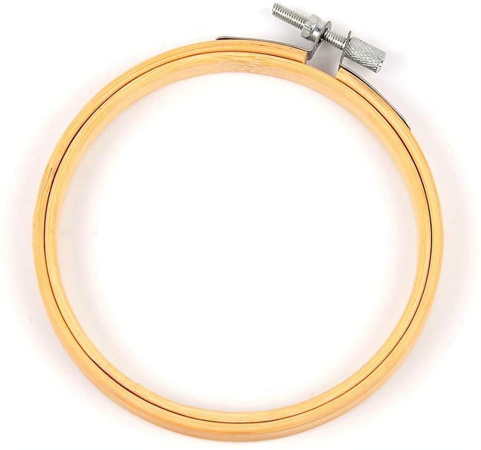 Embroidery Hoop Set, Cross Stitch Bamboo Circle Rings, 4inch(Diameter ...
