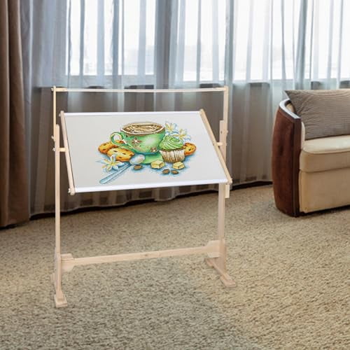 Embroidery Hoop Stand Holder,Needlework Table,Embroidery Frame,Solid ...