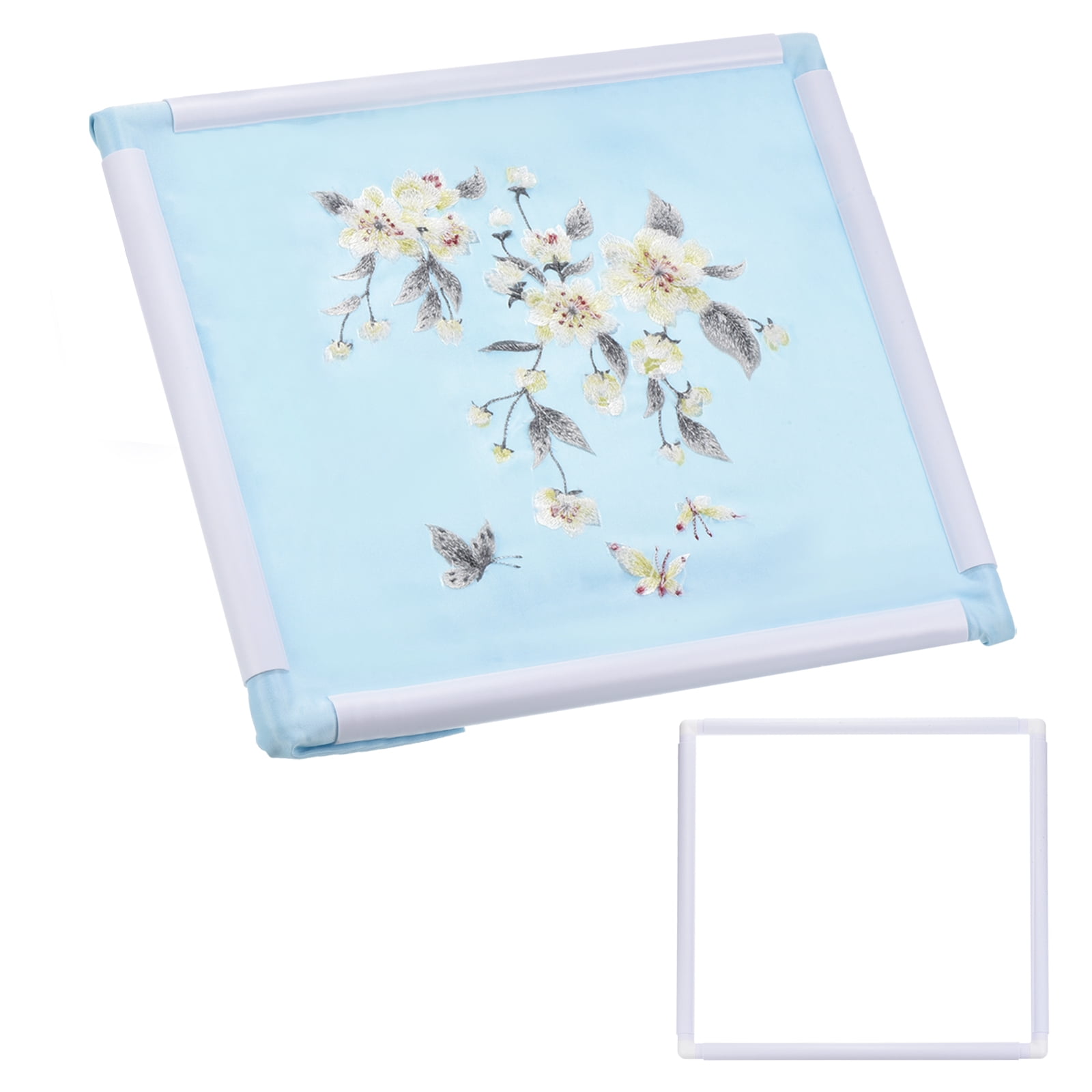 Embroidery Hoops Frame Reusable Square Rectangle Plastic Clip Frame ...