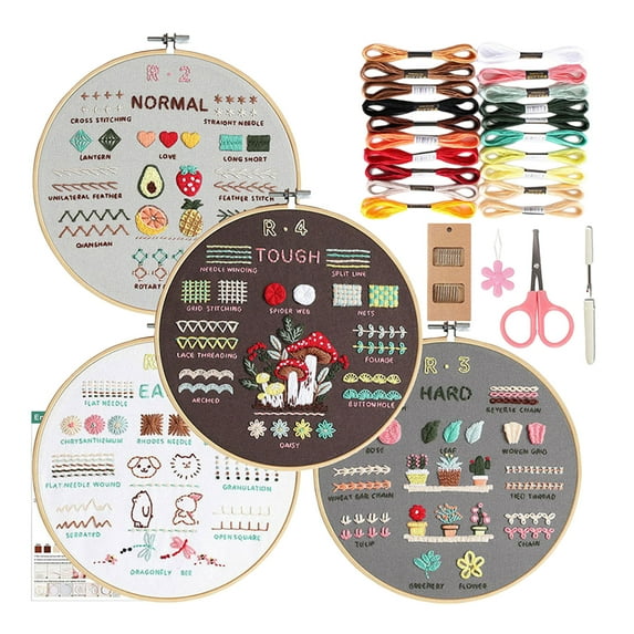 Embroidery Kit for Beginners – 4 Skill-Building Levels for Kids ...