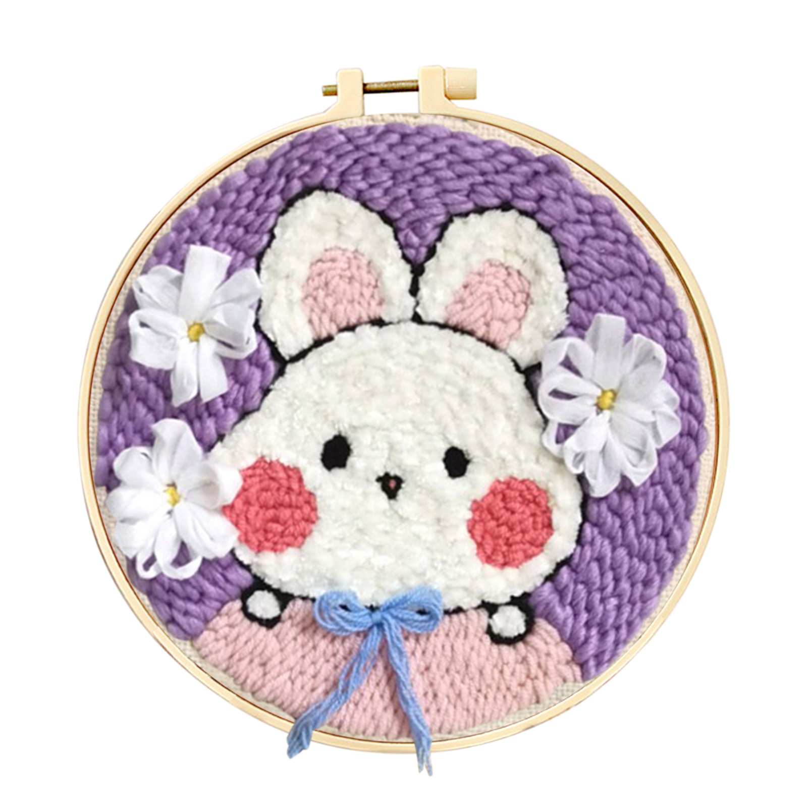 Embroidery Kit for Home Decoration Diy Punch Stitch Kit for Beginners ...