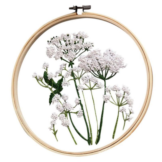 Embroidery Kits with Flower and Plant Designs; Embroidery Starter Sets ...