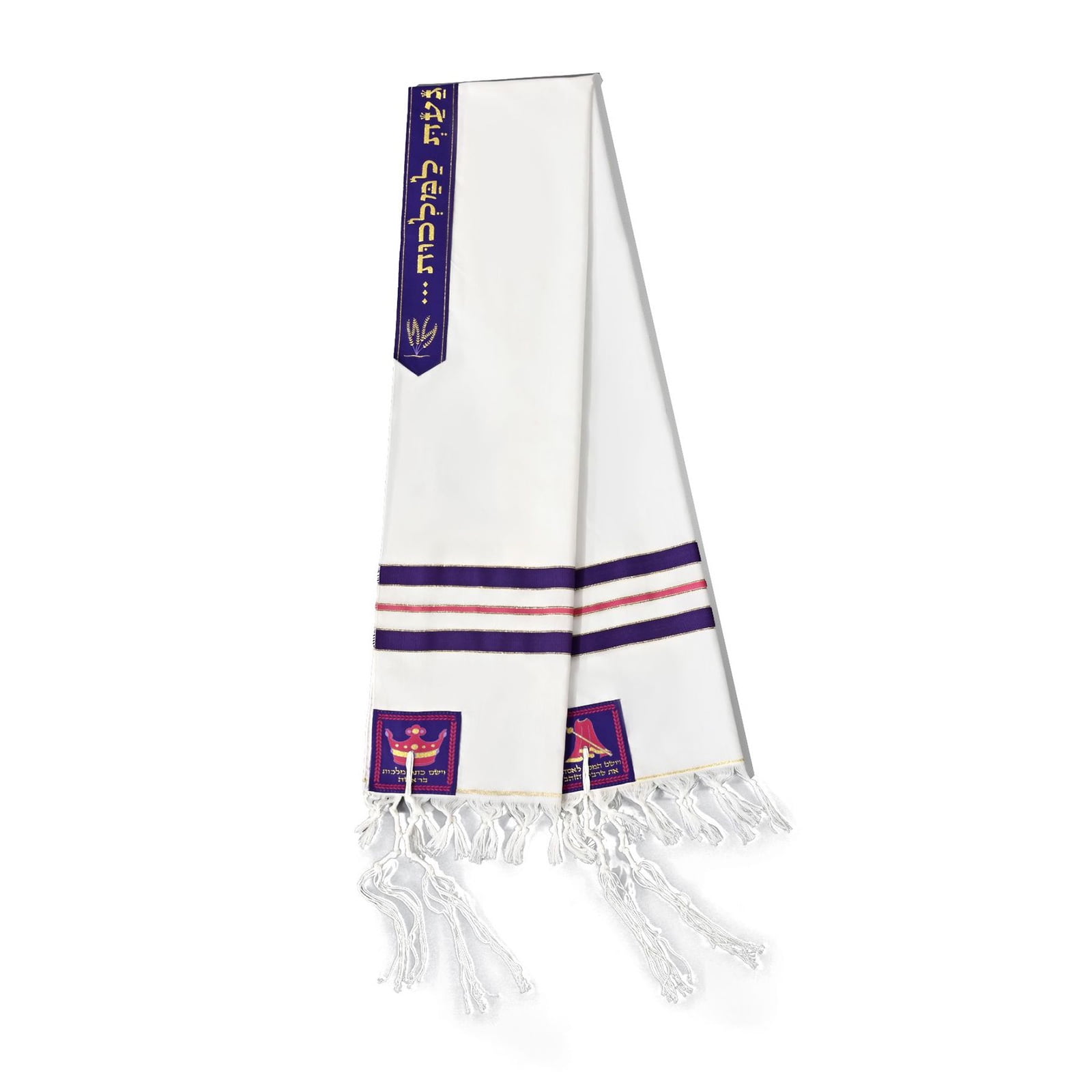 Embroidery Pattern Prayers Shawl Scarf with Sacred Four Corner ...