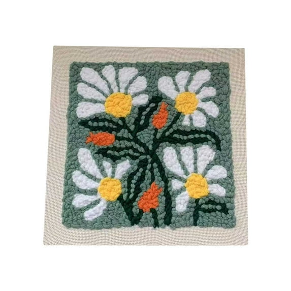 Embroidery Punch Needle kit Frame, Embroidery Starter Kits for Beginner ...