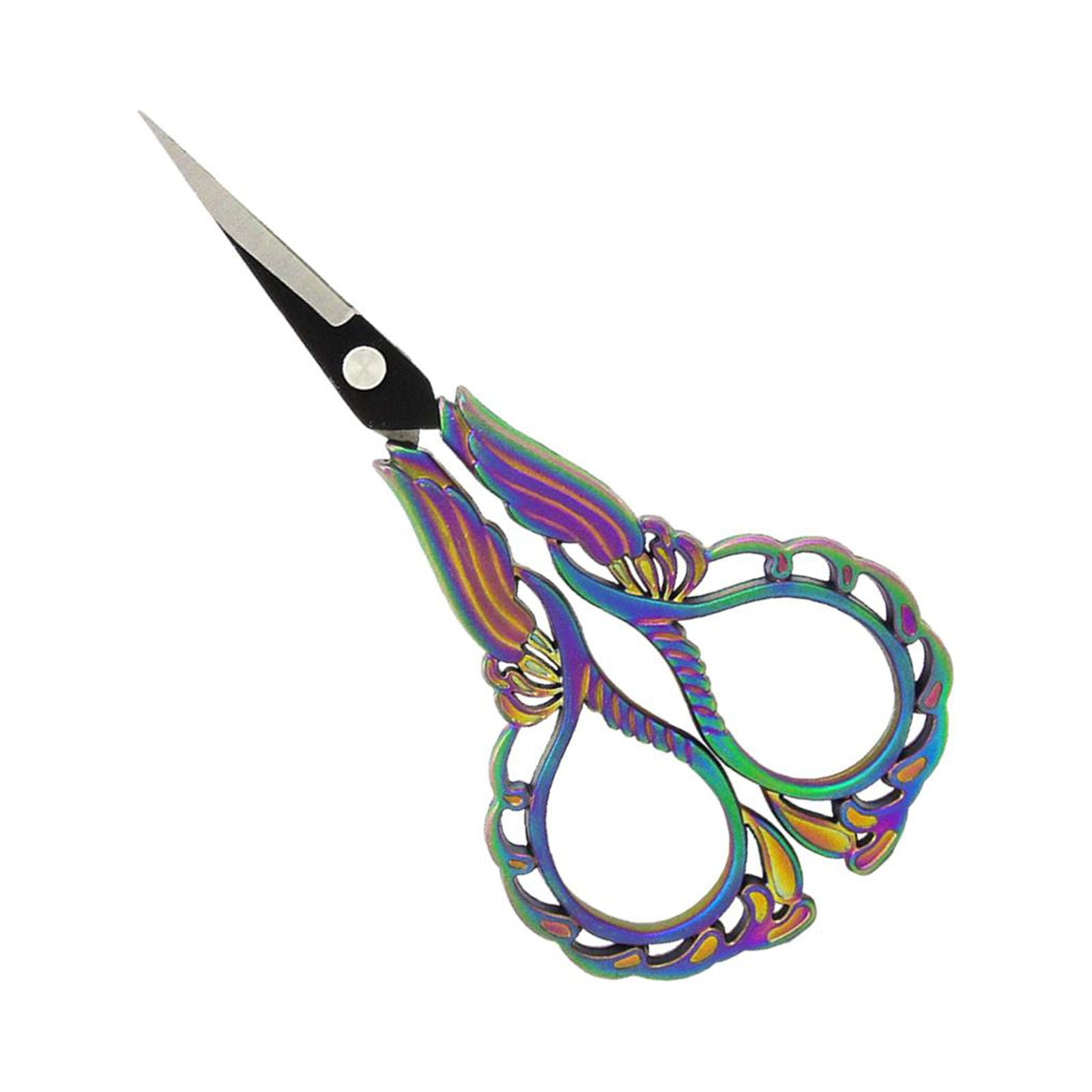 Embroidery Scissors Sewing Portable Vintage Style Orchid Scissors for ...