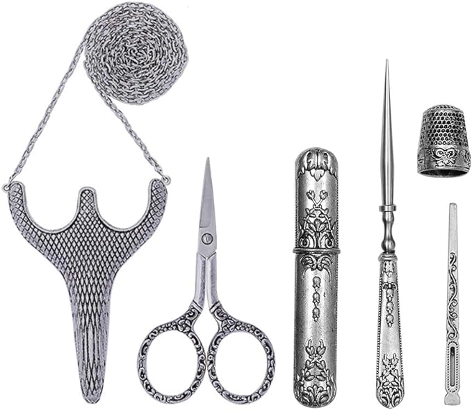 Embroidery Scissors, Stainless Steel Safety Scissors,Thread Cutter with ...