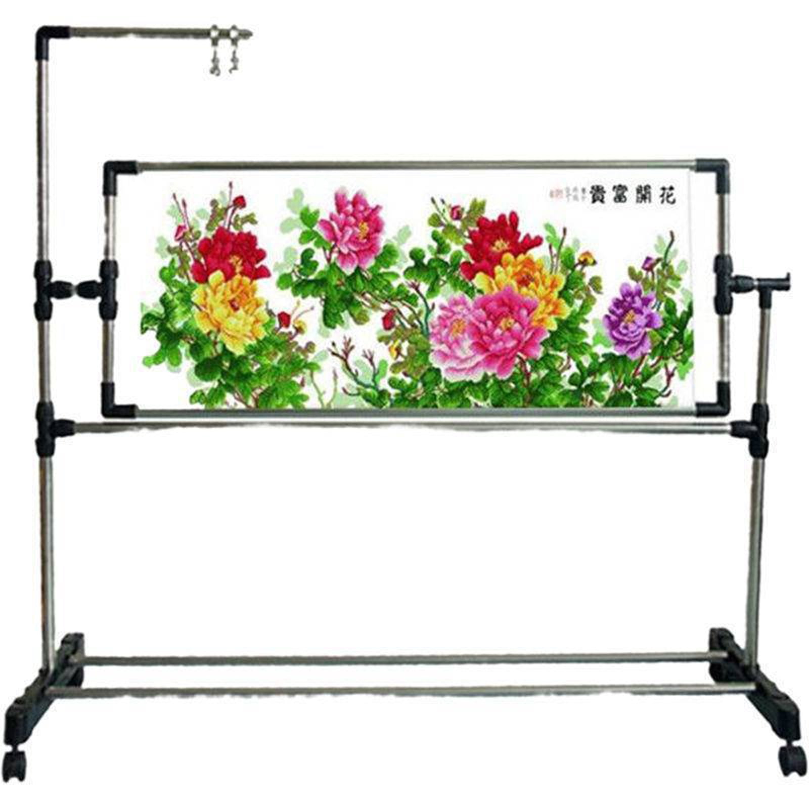 Embroidery Stand Height Adjustable Cross Stitch Craft Stand Needlework ...