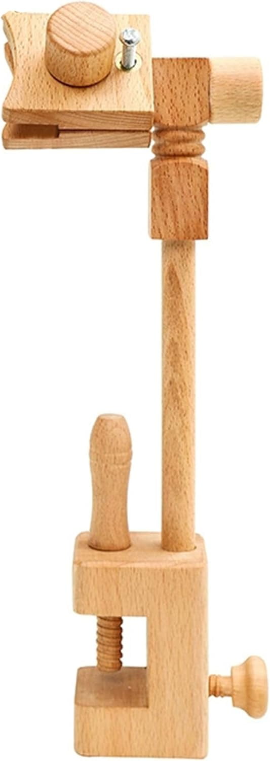 Embroidery Stand Table Clamp: Wooden Embroidery Hoop Holder, 360 ...