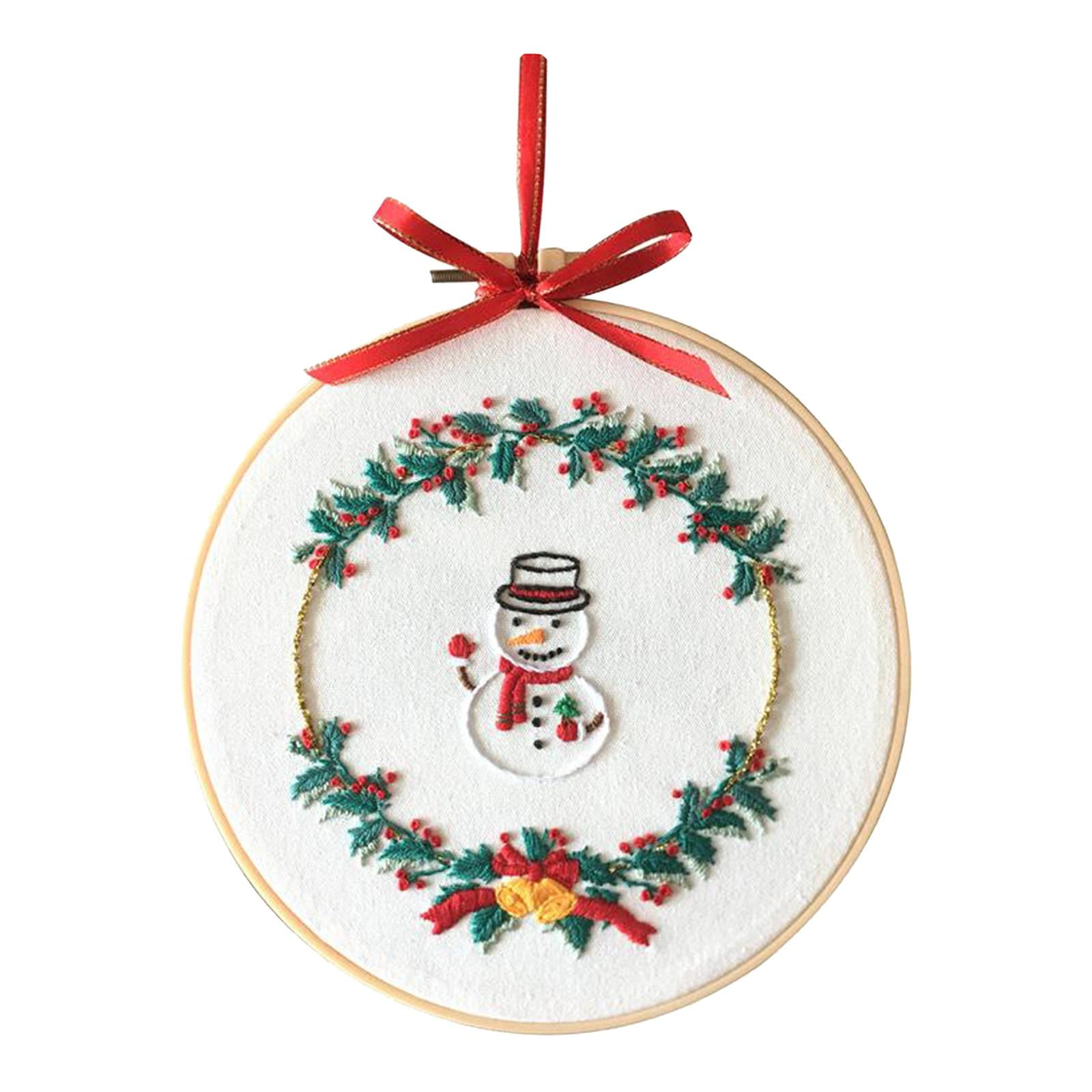Embroidery Starter with Pattern And Tools, Stitch Making Embroidery ...
