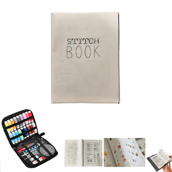 Embroidery Stitch Book Kit 2026 New All-in-One - Portable Stitch Book ...