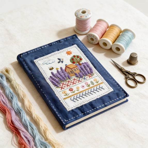 Embroidery Stitch Book Kit for Beginners, All-in-One Hand Embroidery ...