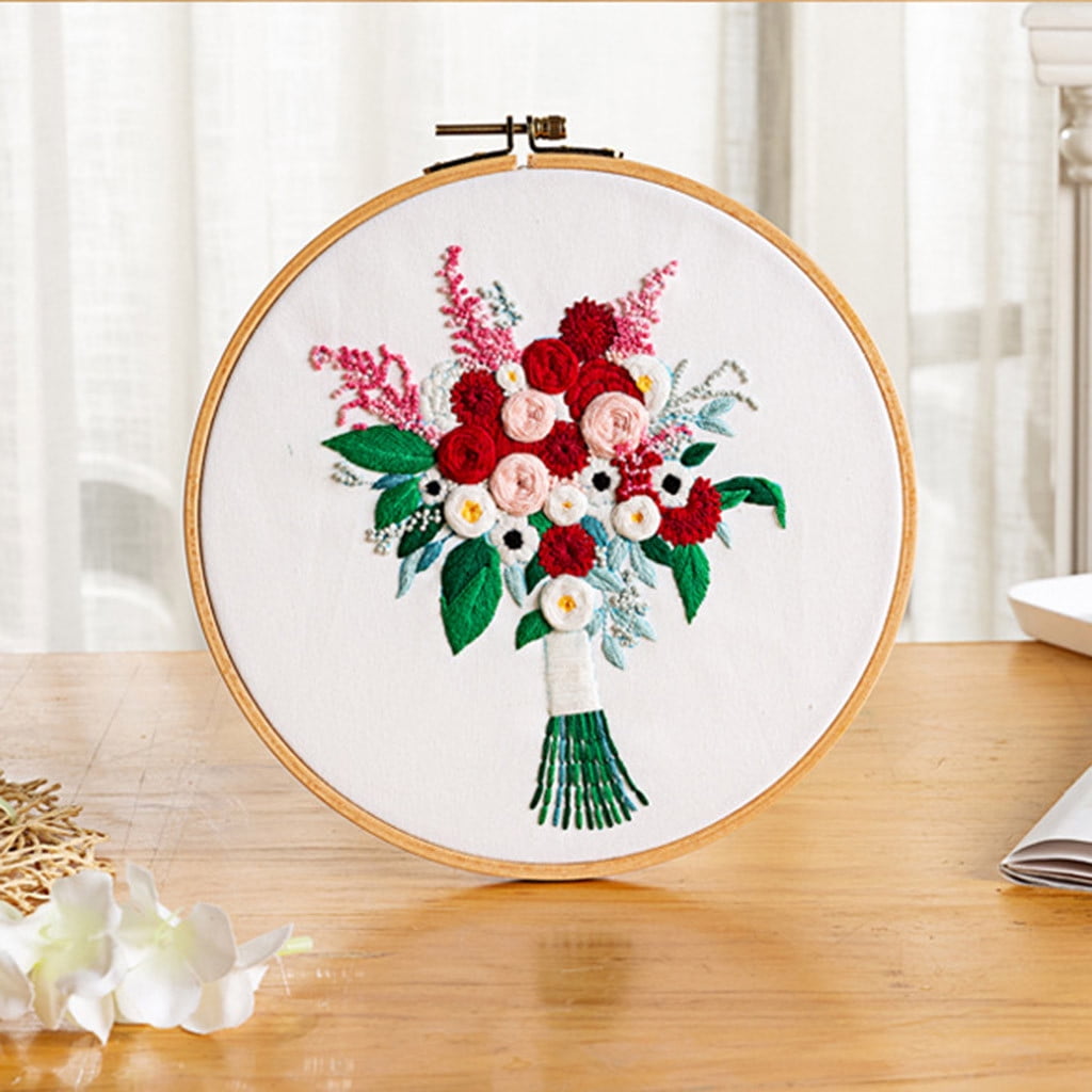 Embroidery Stitch Kit Set for Beginners- Embroidery DIY House Decor ...
