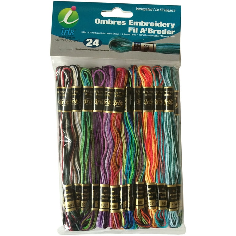 Iris Embroidery Floss Color Chart Iris 6 Strand Embroidery Floss