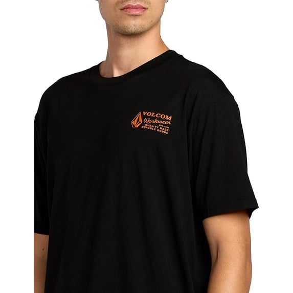 Embroidery Vol-com Men's Short Sleeve Workwear T-Shirt - Walmart.com