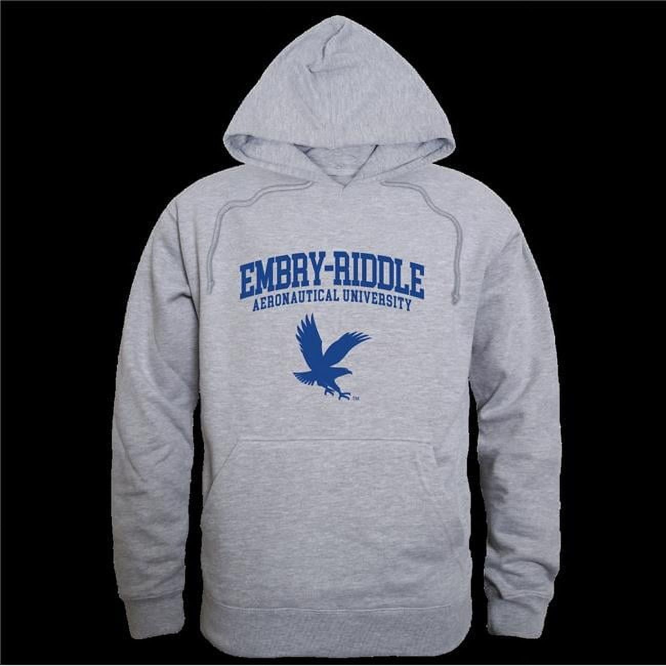 Embry-Riddle Aeronautical University Eagles Seal Hoodie, Heather Grey ...