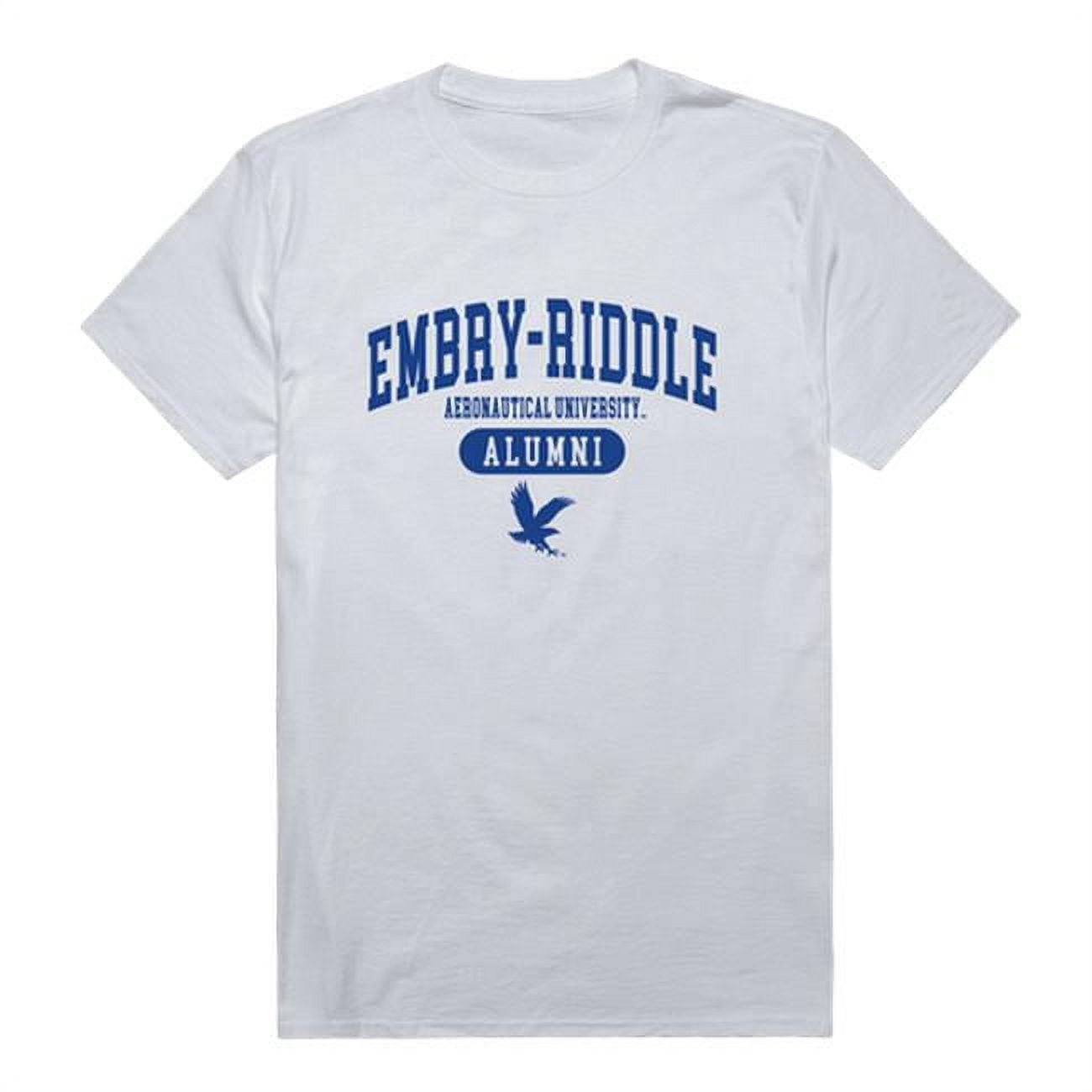 Embry-Riddle Aeronautical University Men Alumni T-Shirt, White - Large ...
