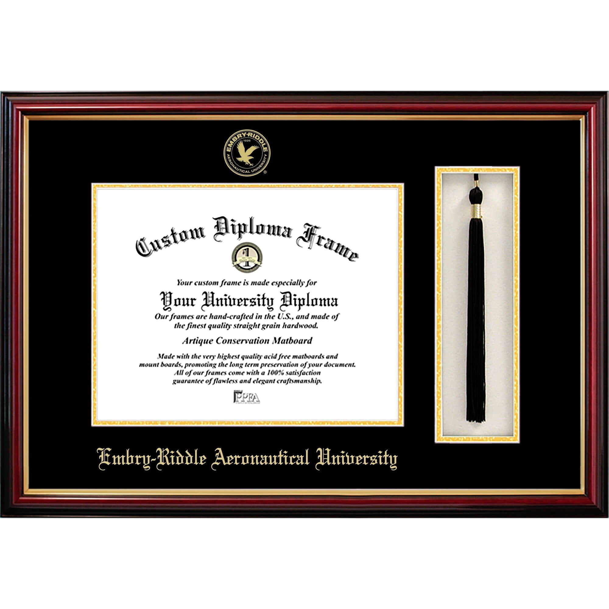 University Frames Embry-Riddle University 11w x 8.5h Tassel Box and ...