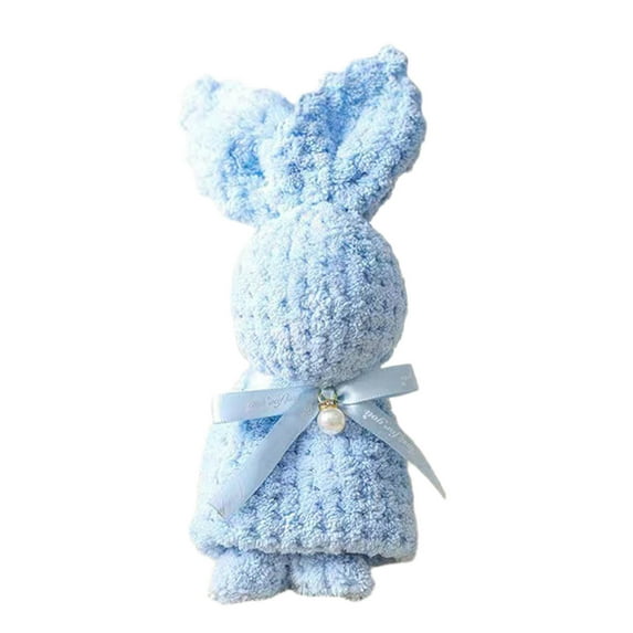 Emdiqzs Plush Rabbit Doll Set Soft Stuffed Animal Cute with Bow for ...