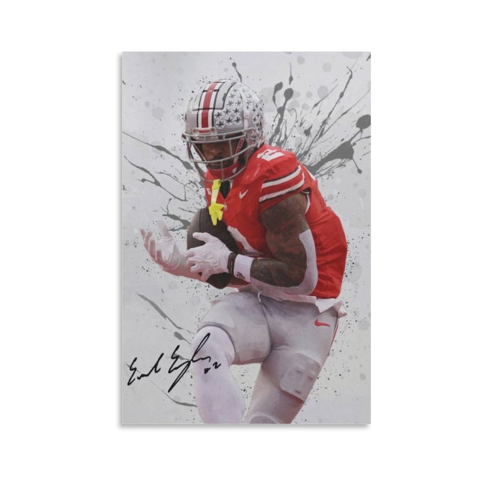 Emeka Egbuka Canvas Poster Painting On Canvas Wall Art Poster Scroll ...