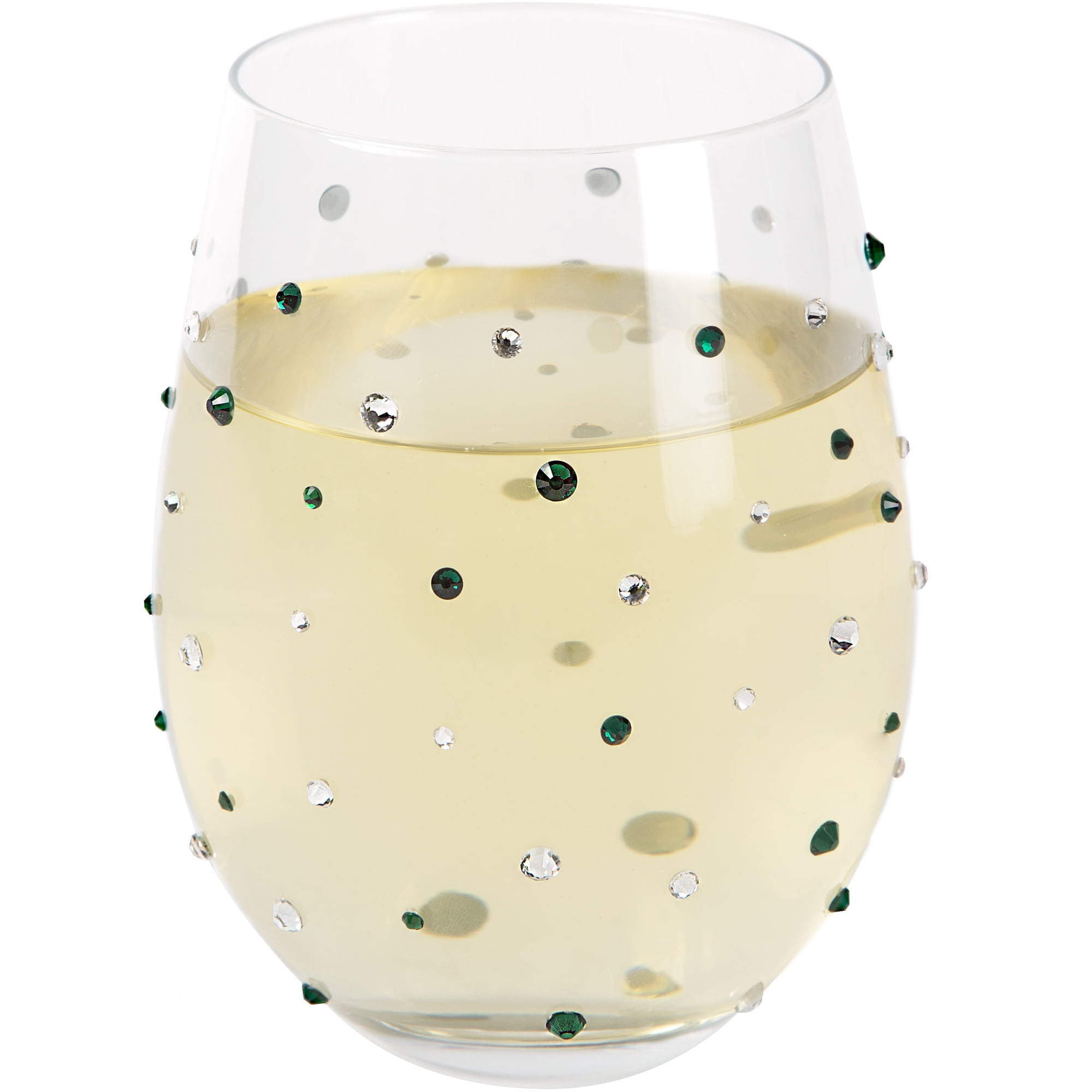 Emerald - 18 oz Gemstone Stemless Glass - Walmart.com