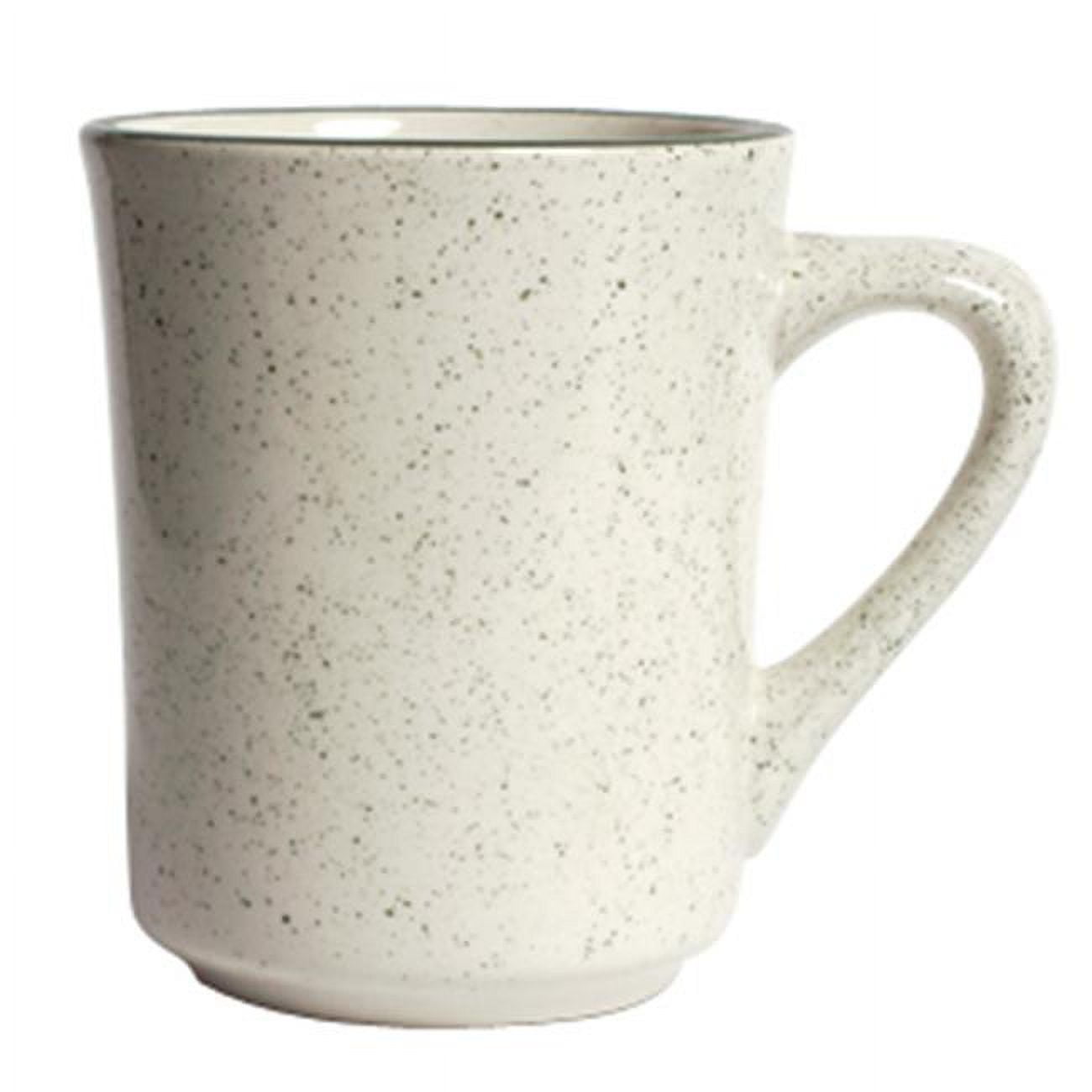 Emerald 3 in. Narrow Rim with Green Speckle Tiara Mug - American White ...