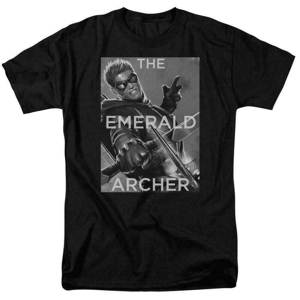 Emerald Archer Trigger Shirt Licensed Comic Book Tee Black - Walmart.com