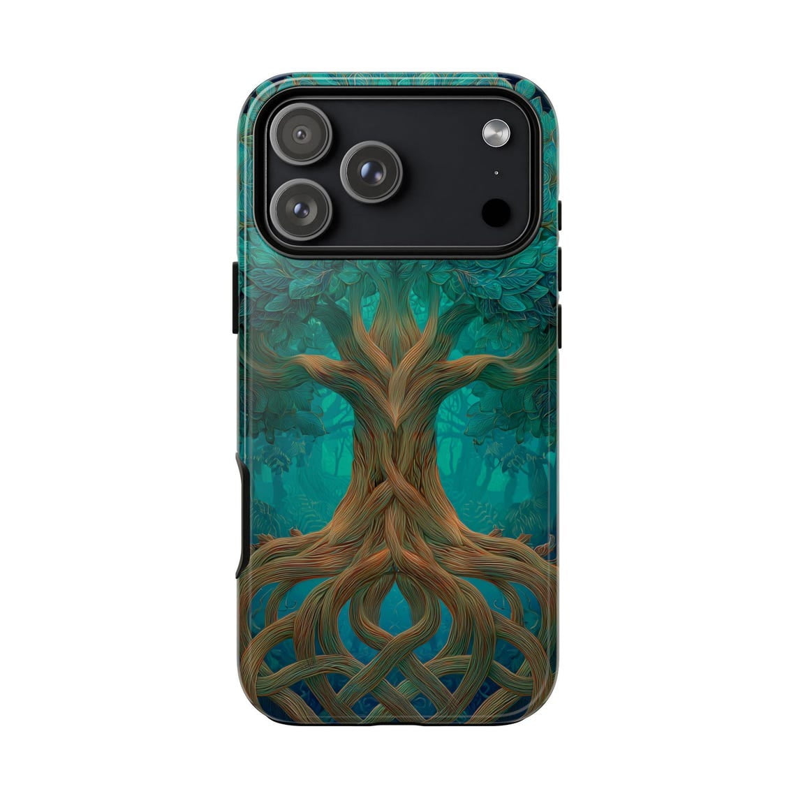 Emerald Celtic Tree of Life Spiritual Symbol Mythic Art Phone Case for ...