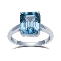 Baguette Cut Lab Created Emerald Half Eternity Wedding Band Ring for ...
