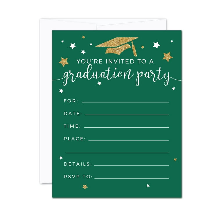 Blank Graduation Party Invitations Graduation Party Invitation PNG,