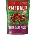Emerald Glazed Pecans, Crunchy Glaze, Recloseable Pack, Pack of 2 ...