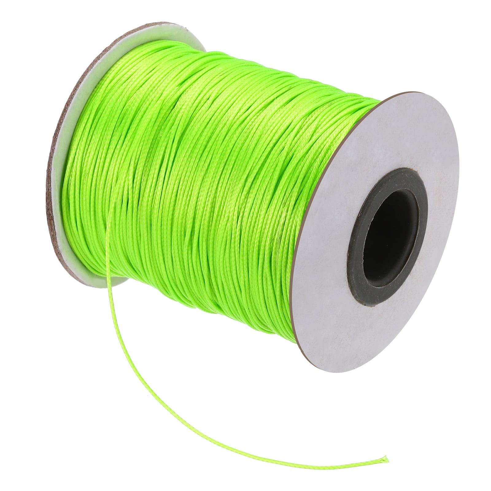 Emerald Green 0.5mm Waxed Cord 175 Yard Wax Bead Thread String for ...