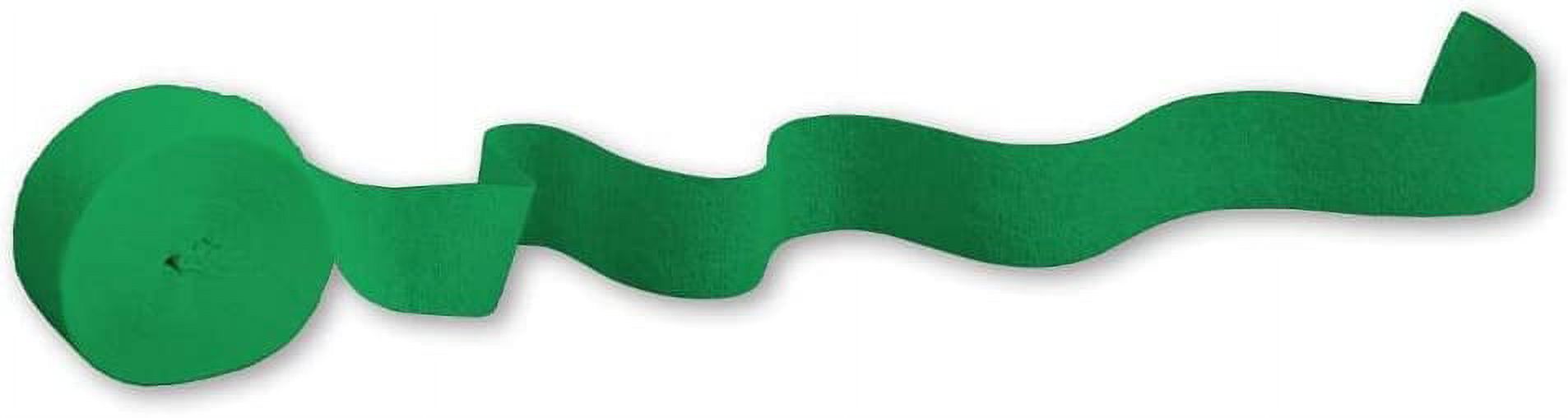 Emerald Green Crepe Streamer, 81ft, 1ct - Walmart.com