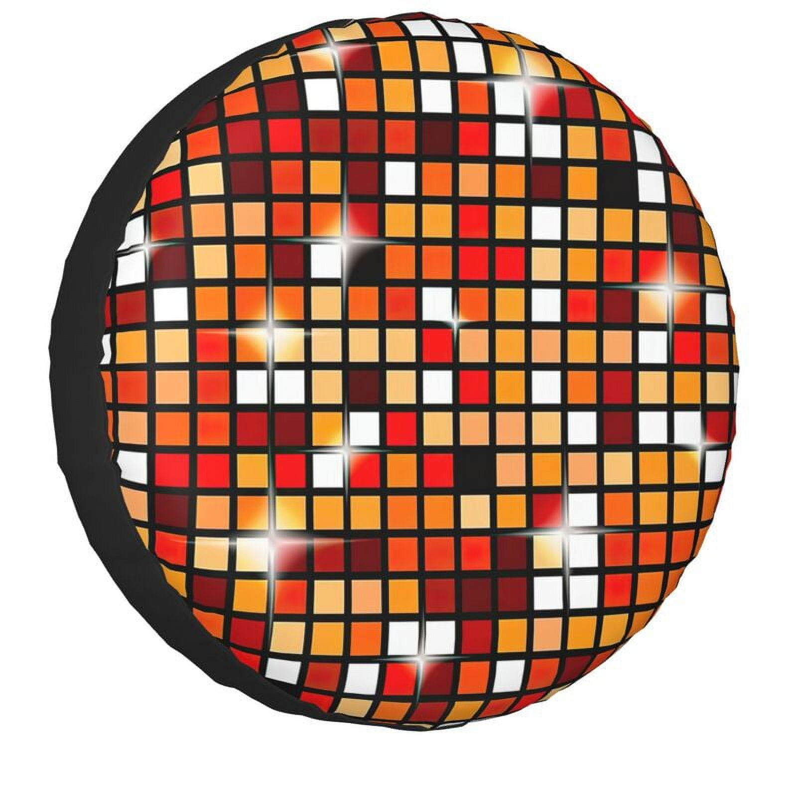 Emerald Green Disco Ball Glitter Spare Tire Cover for Mitsubishi 4WD ...