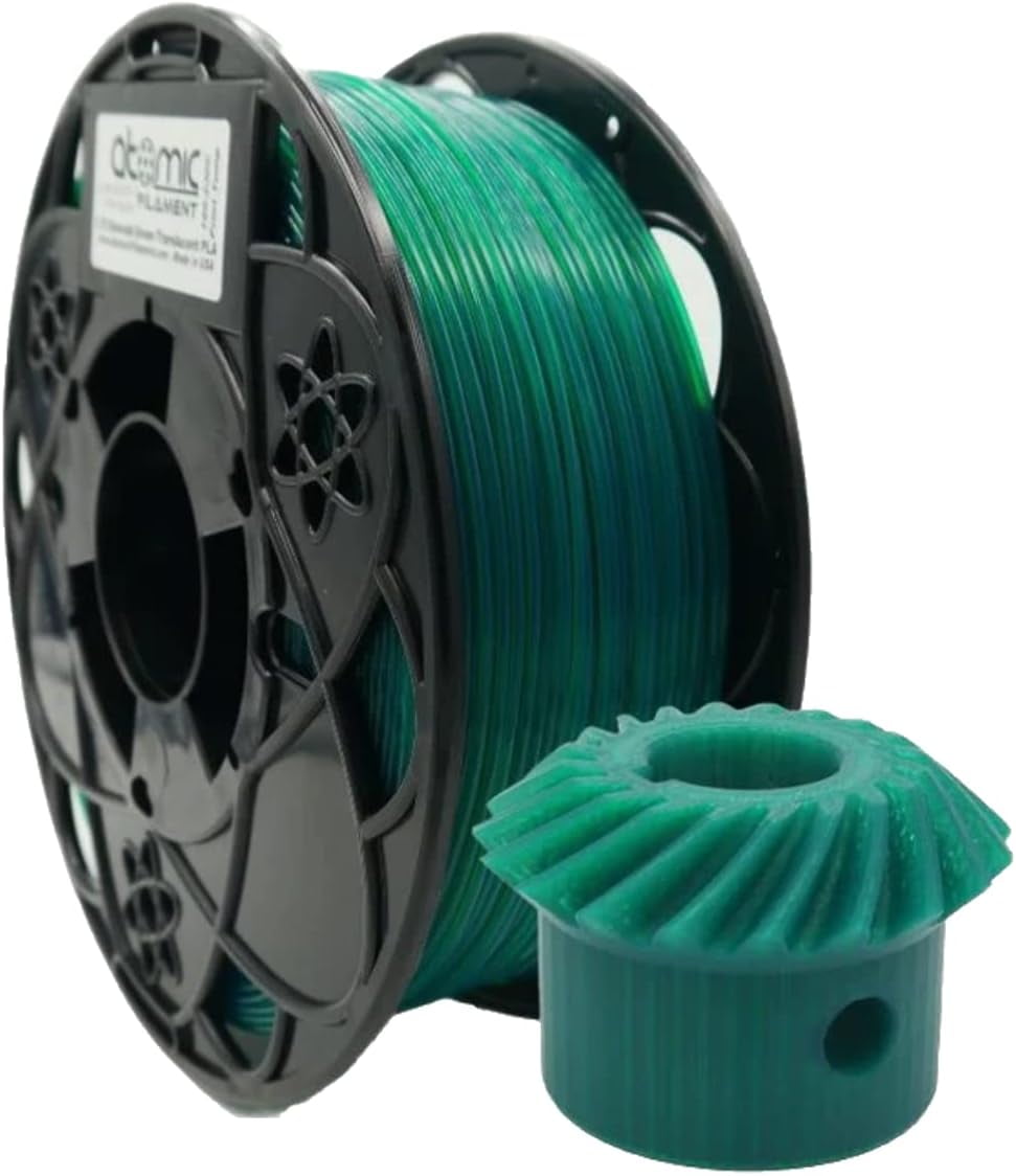 Emerald Green Gemstone Translucent 3D Printer PLA Filament 1.75 mm ...