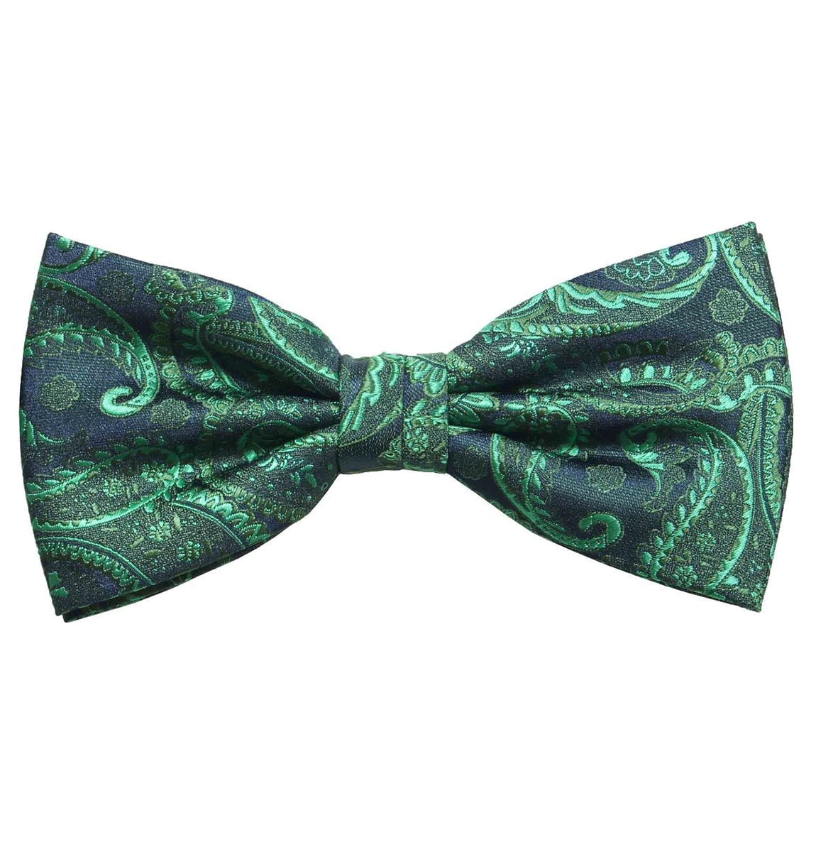 Emerald Green Paisley Bow Tie - Walmart.com