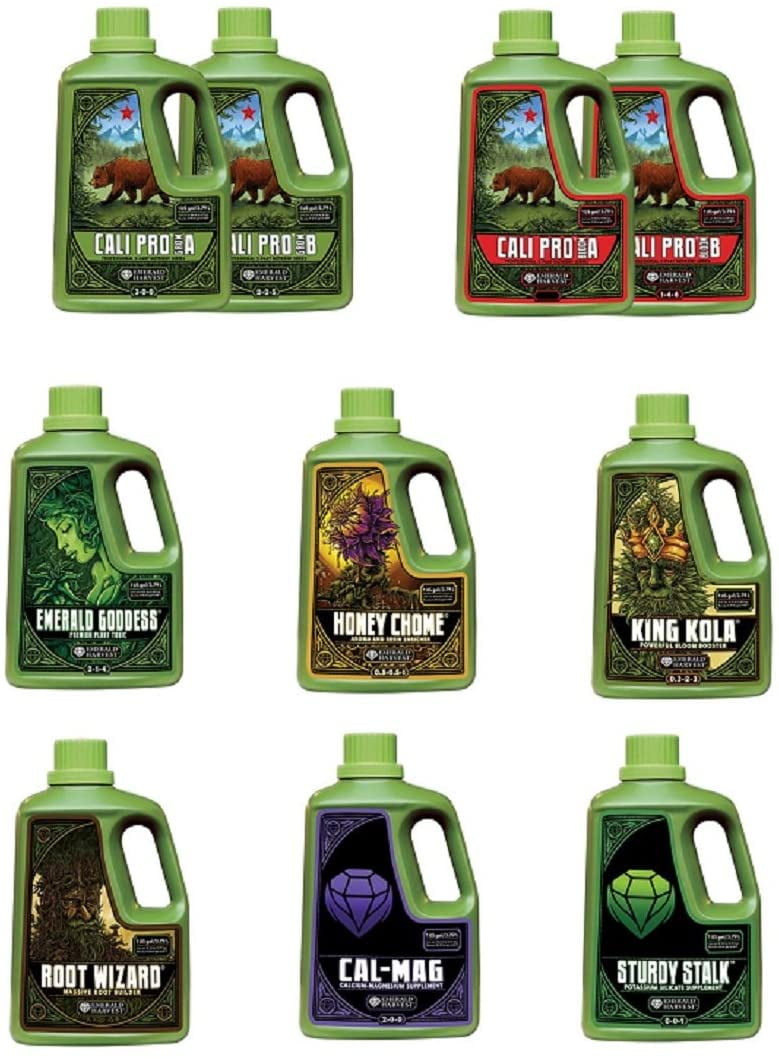 Emerald Harvest Nutrients 2-part Combo Package Kit - 1 Quart Size (Cali ...