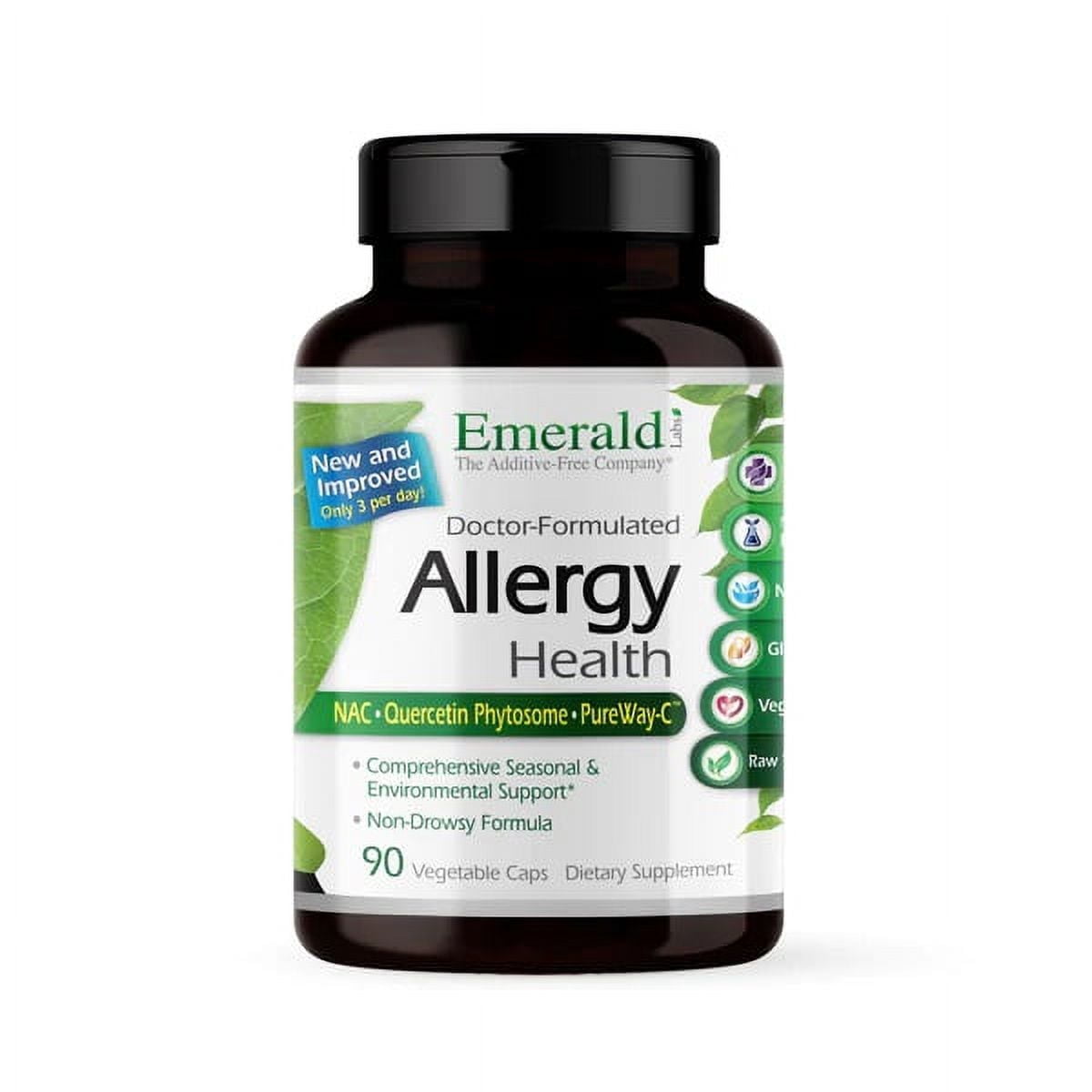 Emerald Labs Allergy Health Supplement - Vitamin C, Quercetin ...