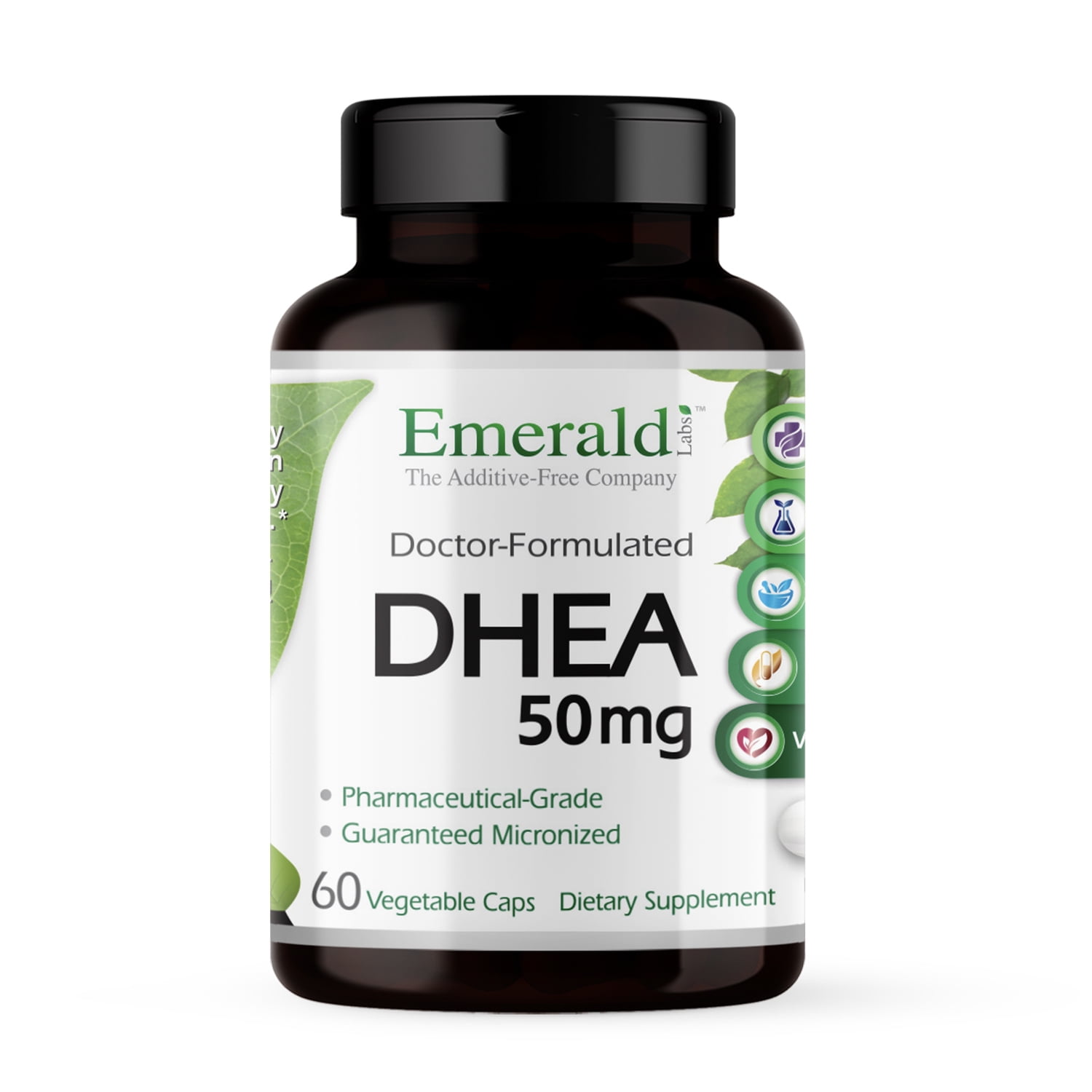 Emerald Labs DHEA 50 mg Support Cognitive Function, Increase Metabolism and Lean Body Mass - 60 ...