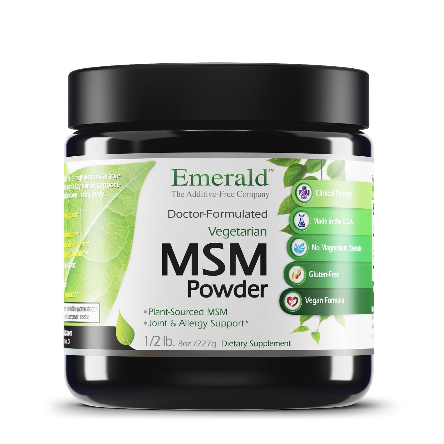 Emerald Labs MSM Powder 4,000 mg - Joint Support for Aches, Anti ...
