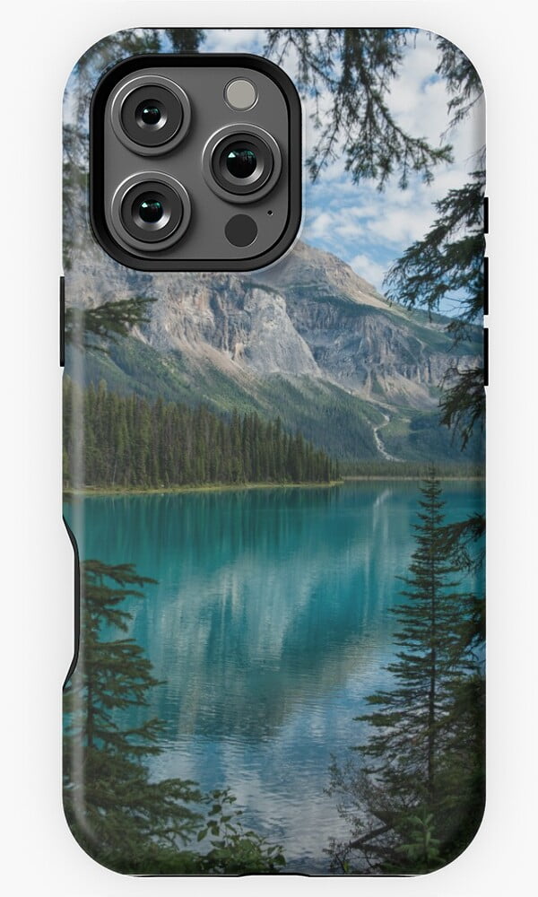 Emerald Lake Scenic Peek Phone Case for iPhone 16 15 14 13 12 11 Pro ...