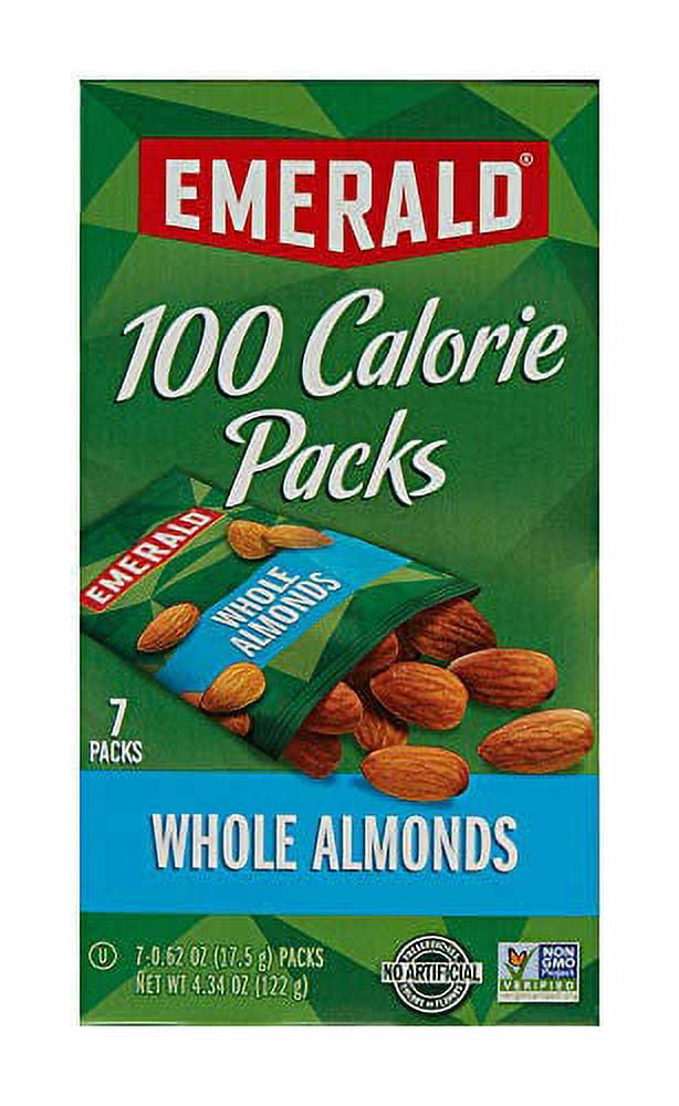 Emerald Nuts Natural Almonds, 100 Calorie Packs, 7 Ct - Walmart.com